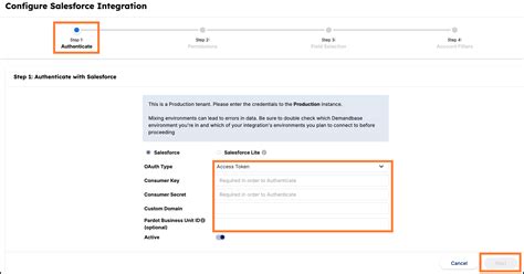 Step 3 Add Salesforce Integration In Demandbase One Help Center
