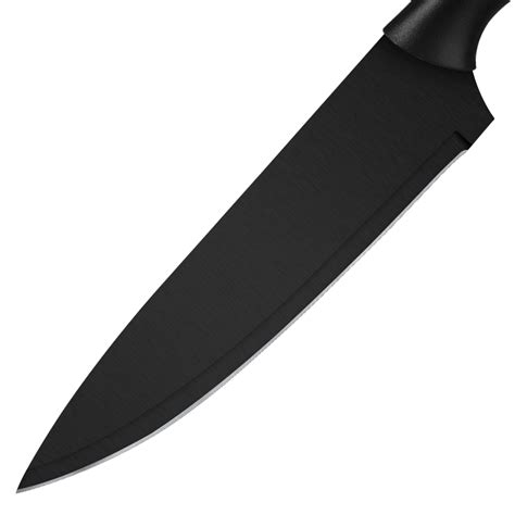 Wholesale Customized Black Plastic Handle Kitchen Knife Set