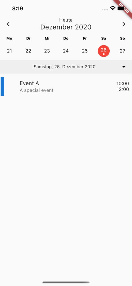 Github Rwbr Flutter Neat And Clean Calendar Simple And Clean Flutter Calendar With Ability To