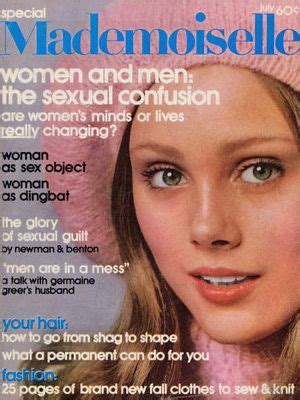 Jane Hitchcock Mademoiselle Magazine July 1972 Cover Photo United States