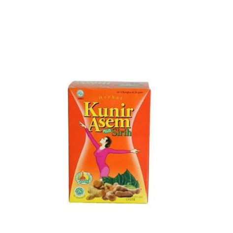 Jual Kunir Asem Plus Sirih Box 5sachet Shopee Indonesia