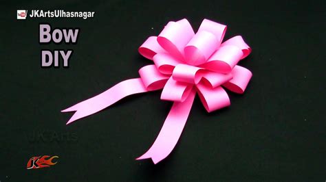 How To Make A Bow Out Of Ribbon For A Present