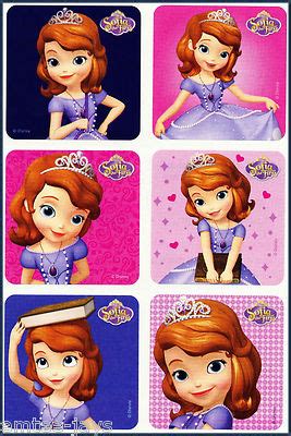 Sofia The First Stickers X 18 24 30 Or 36 Birthday Party Favours