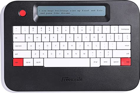 Freewrite Alpha Portable Digital Typewriter With Lcd Display Long Battery Life