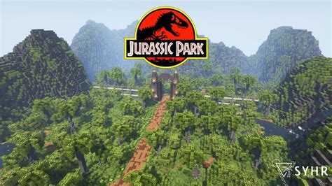 Jurassic Park Gate 1 17 1 Minecraft Map