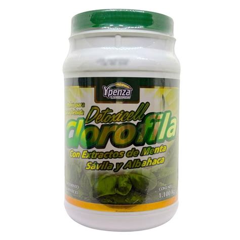 Clorofila En Polvo 11 Kg Ypenza Detoxicell Menta Sávila Blanco