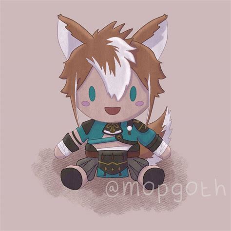 Gorou Chibi Plush By Mopgoth On Deviantart