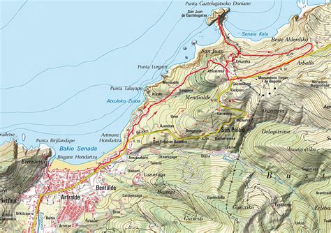 San Juan De Gaztelugatxe Mapa Mapa