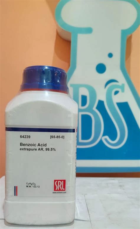 Aromatic Carboxylic Acid Benzoic Acid Packaging Type Plastic Bottle Packaging Size 500gm At