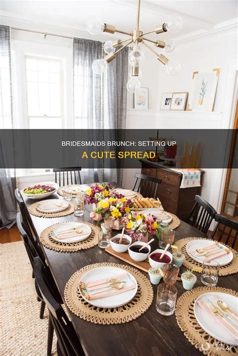 Bridesmaids Brunch Setting Up A Cute Spread Shunbridal
