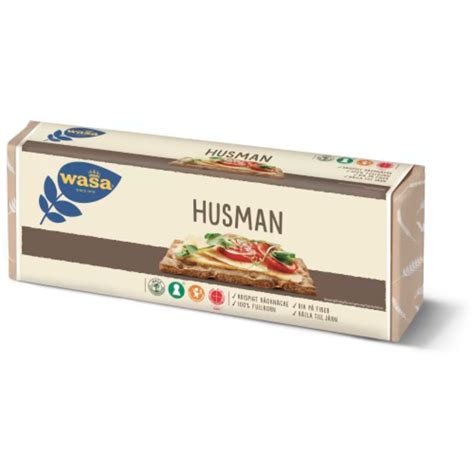 Wasa Husman Traditional Rye Crispbread 520g