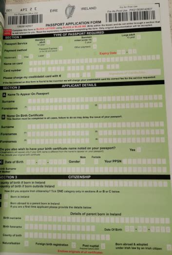Irish Passport Application Apply For Ireland Passport First Time