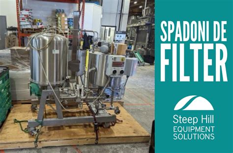 Used Spadoni De Filter For Sale At Steep Hill Equipment Solutions