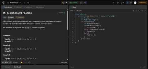 Java Binary Search Leetcode Solution Pydisetti Yaminisudha Posted On