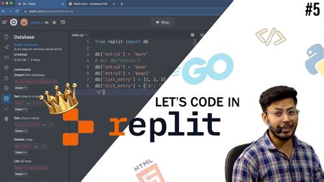 L 5 Lets Code In Repl It Best Online Ide Computer Science Youtube
