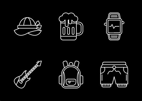 Youth Vector Icon Set 17482922 Vector Art At Vecteezy