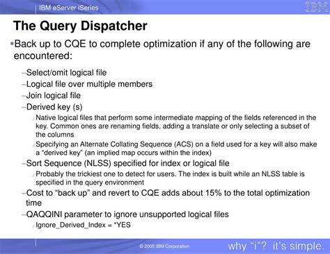 PPT Intro To Query Optimization DB UDB For ISeries PowerPoint Presentation ID