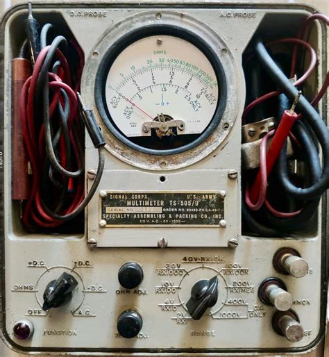 Electronic Multimeter Ts 505 U Röhre Raspi Und Mehr