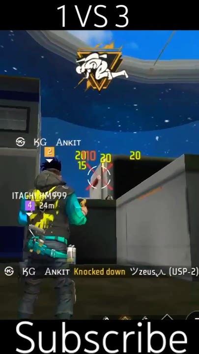 1 Vs 3 Cs Ranked Trendingviralvideoyoutubeshortsgarenafreefire