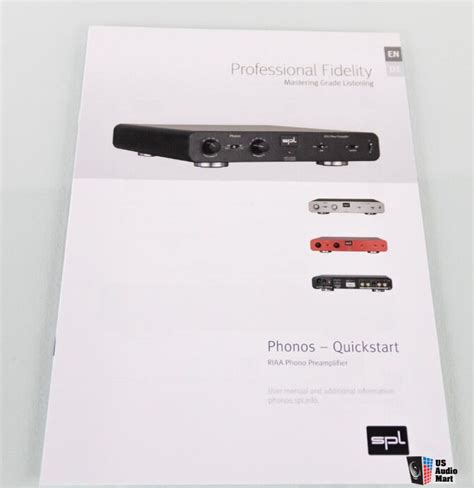 Phono Stage Spl Phonos Mmmc Top Of The Line Solid State 36db Up To 71db Gain Subsonic