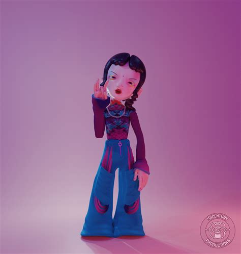Space Elf Goth Chick R 3dmodeling