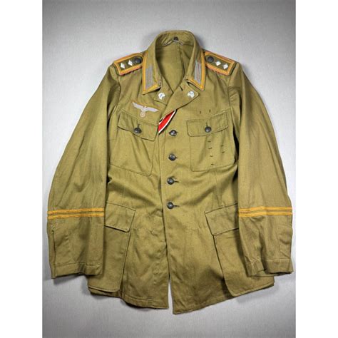 Rare Tropical Panzer Nco Tunic