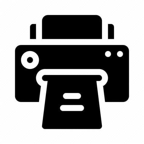 Print Document Output Machine Office Icon Download On Iconfinder