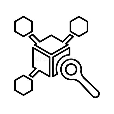 Analytical Olap Big Data Icon Stock Illustration Illustration Of