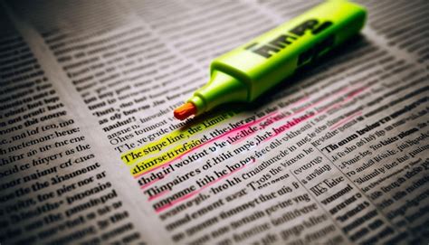 Highlighting Key Information The Role Of Fluorescent Markers Premium Ai Generated Image