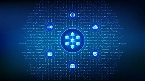 Blockchain Technology Decentralized Network Fintech Cryptocurrency