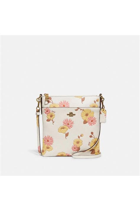 Coach Kitt Messenger Crossbody With Print Floral Editorialist