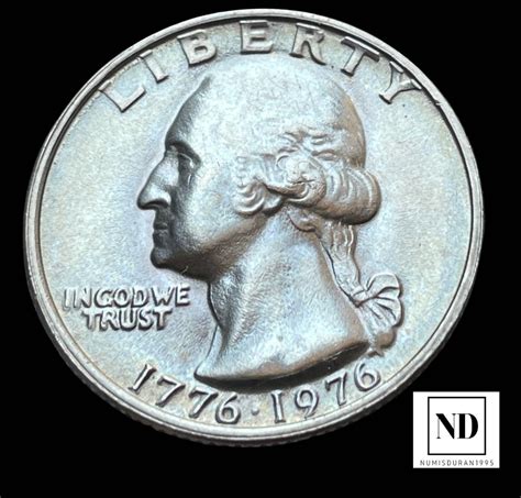 United States Quarter Dollar 1776 1976 Conmemorativa Tricentenario