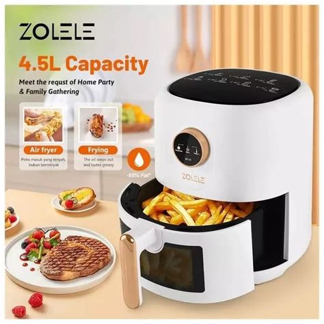 خرید و قیمت سرخ کن بدون روغن سفیدرنگ هوا پز Zolele Za004 45l Xiaomi