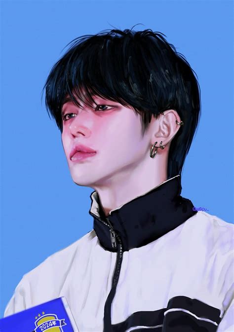 Pin By Tita Nasser On Txtyeonjun Fan Art How To Draw Hair Choi Daniel