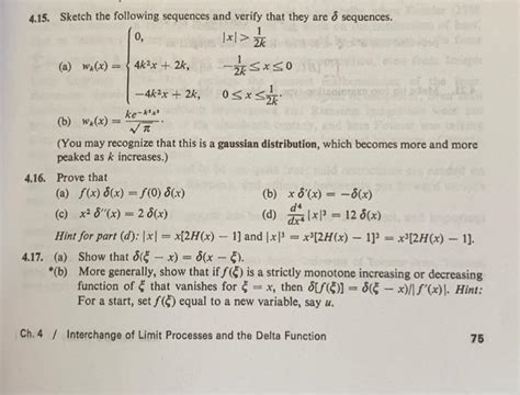 Solved 415 Sketch The Following Sequences And Verify That
