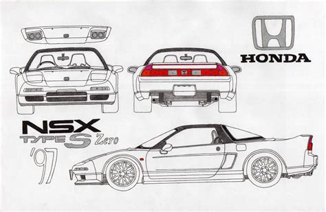 Honda Nsx Type S Zero 1997 Finished By Integraldraws On Deviantart