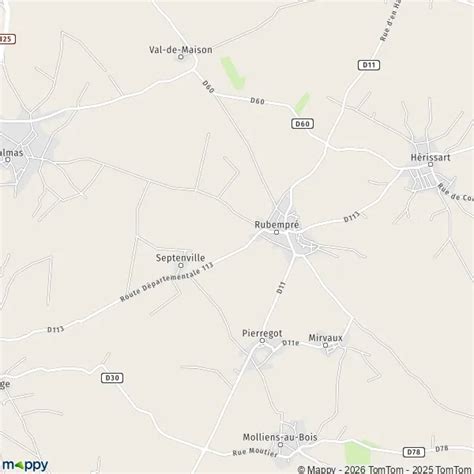 Plan Rubempré Carte De Rubempré 80260 Et Infos Pratiques