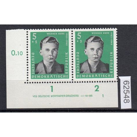Gdr 1961 Mich No 808 Dv Fn 1 Corner Edge Print Note Ebay