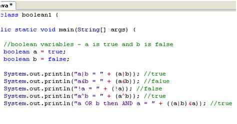 Boolean Operator Java Basics Blog