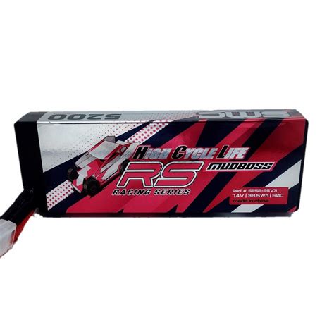 Smc Racing 5250 2sv3 Hcl Rs Mudboss V3 74v 5200mah 50c Ic5 Ec5 Low Ir