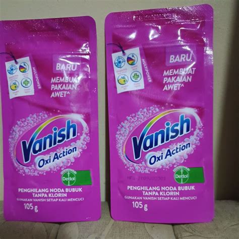Jual Vanis Bubuk Oxi Action 2x105g Shopee Indonesia
