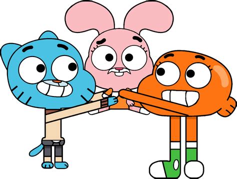 Gumball Darwin Anais Hugs For Anais Fanart By Mfsjst On Deviantart