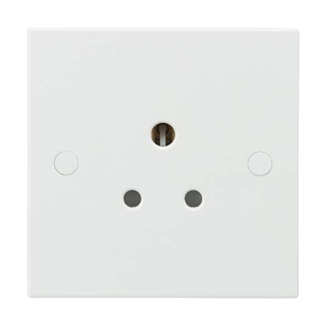 5a Unswitched Socket Square Edge Niori