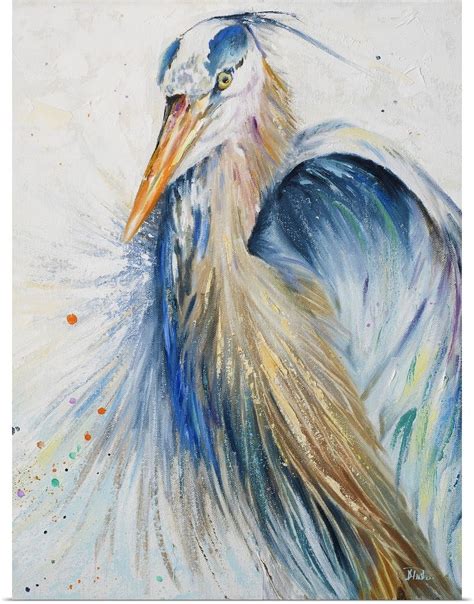Great Big Canvas New Blue Heron Ii Art Print 18x24