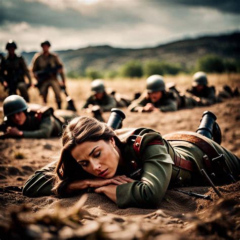 Sexy Female Soldiers Dying On The Battlefield By Jablonski1027 On