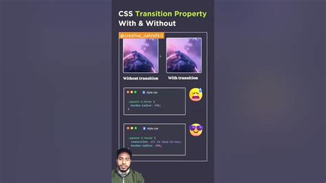 Css Transition Effect 🤔🚀🔥 Property Html Css Coding Webdevelopment