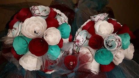 My First Paper Flower Wedding Boquet
