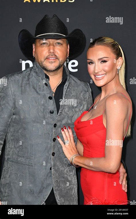 Jason Aldean Brittany Kerr Attend The 58th Academy Of Country Music