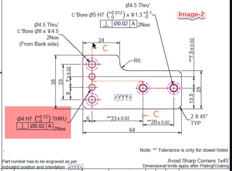 hole tolerance mismatch in 2d and 3d autodesk community