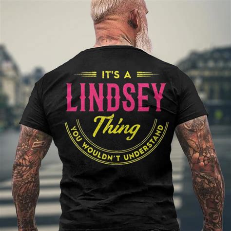 Lindsey Name Print T Shirts Shirts With Name Lindsey V2 Mens T Shirt